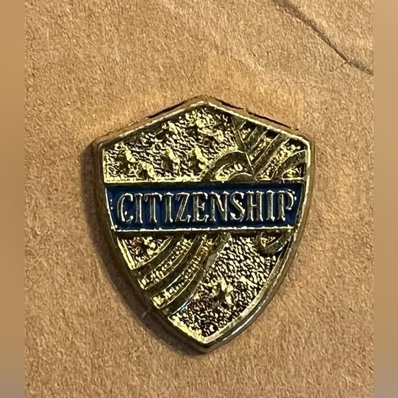 Citizenship | Other | Vintage Brass Citizenship Lapel Pin Tie Tack Pac ...